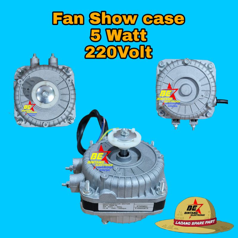 Jual Fan Motor Condensor Kulkas Showcase 5 watt Dinamo Kondensor Show ...