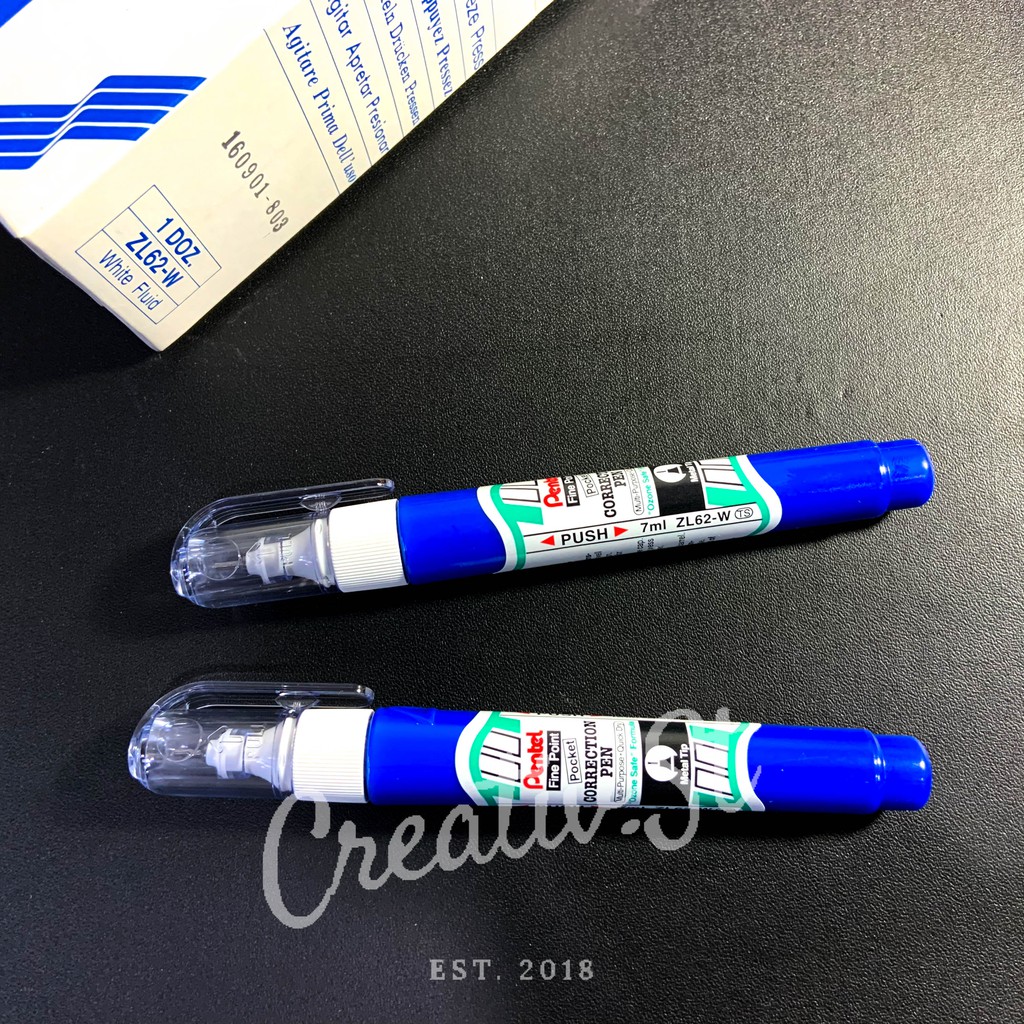 Jual PENTEL Tip-Ex Correction Pen Zl62 (7 Ml) Tip Ex | Shopee Indonesia