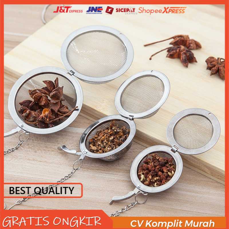 Jual PROMO JETTING Filter Saringan Teh Reusable Tea Infuser Strainer - K520 Peralatan Dapur ...