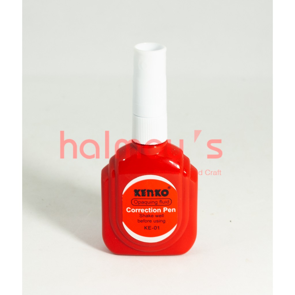 Jual CORRECTION PEN / TIP EX KENKO KE - 01 ( BOTOL MERAH ) | Shopee Indonesia