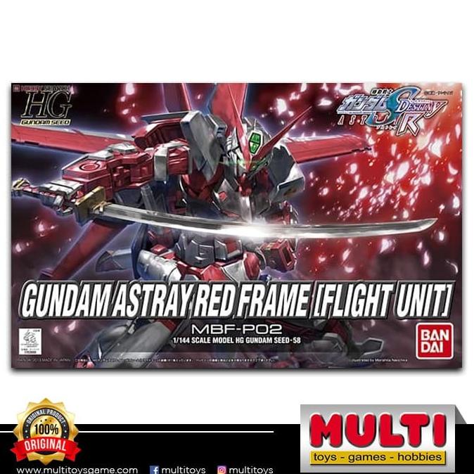 Jual Gundam Hgce 1/144 Astray Red Frame Flight Pack | Shopee Indonesia