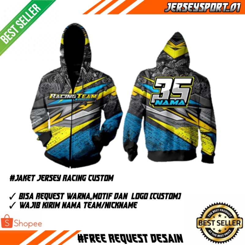 Jaket Parasut Racing - Homecare24