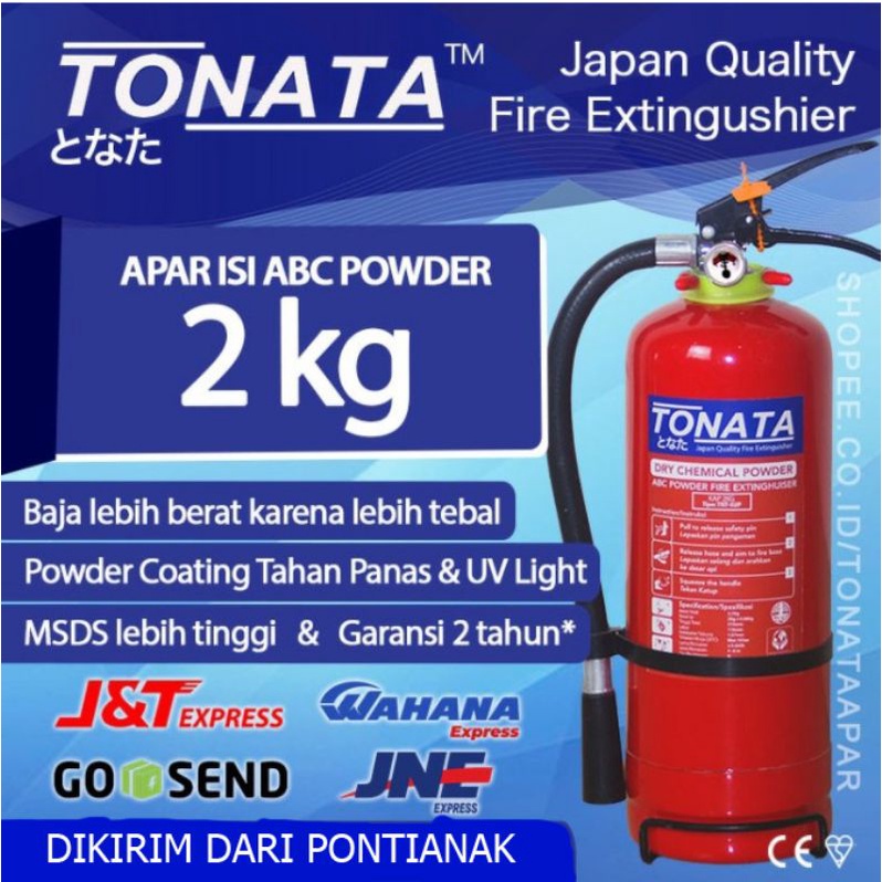 Jual APAR TONATA ABC Powder 2 Kg (Set Komplit) | Shopee Indonesia