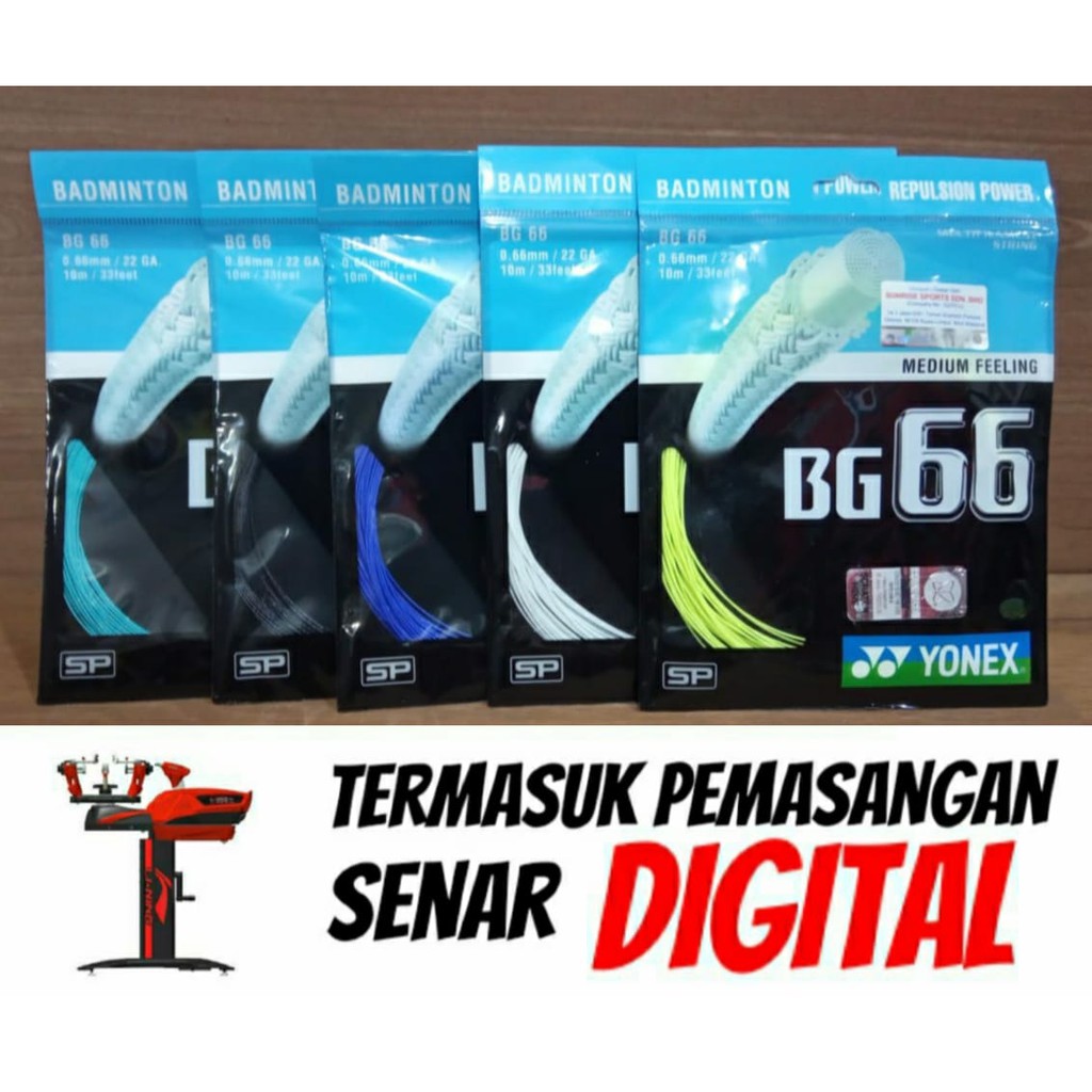 Jual Senar Badminton Yonex BG-66 Original | Shopee Indonesia