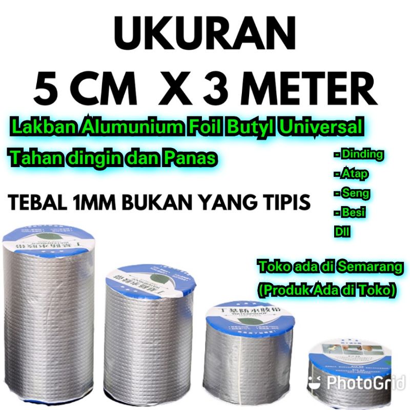 Jual lakban Dinding atap besi dll anti bocor ukuran 5cm x 3 meter ...
