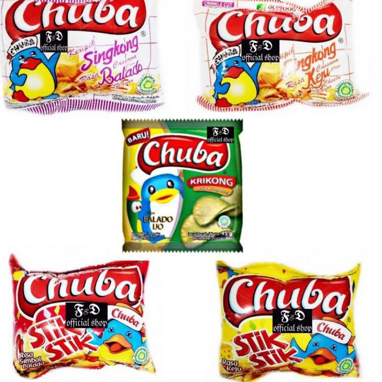 Jual Premium.. CIKI CHUBA CEMILAN JAJANAN JADUL // 1 PACK WM9 | Shopee ...