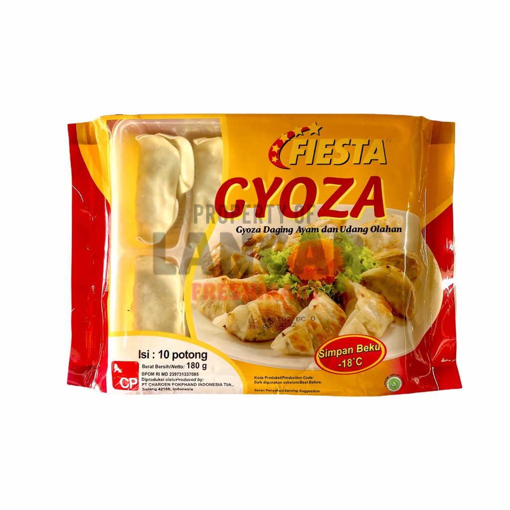 Jual FIESTA GYOZA DAGING AYAM & UDANG OLAHAN 180GR | Shopee Indonesia
