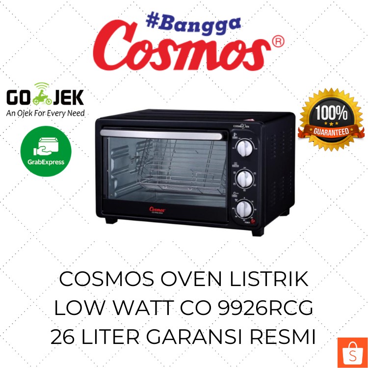 Jual Cosmos Oven Listrik Low Watt 26 Liter CO 9926RCG / Oven Pemanggang ...