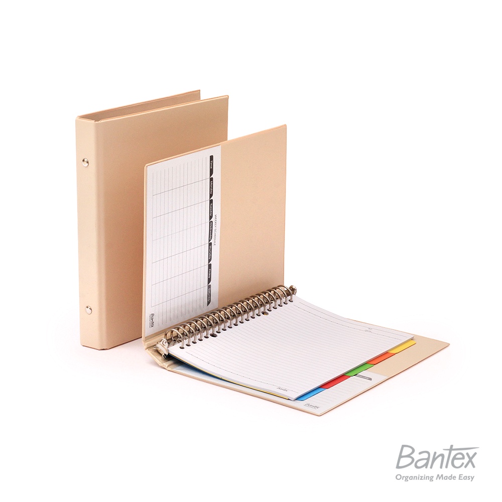 Jual Bantex Binder Note A5 20 Ring Besi Loose Leaf Multiring Binder ...
