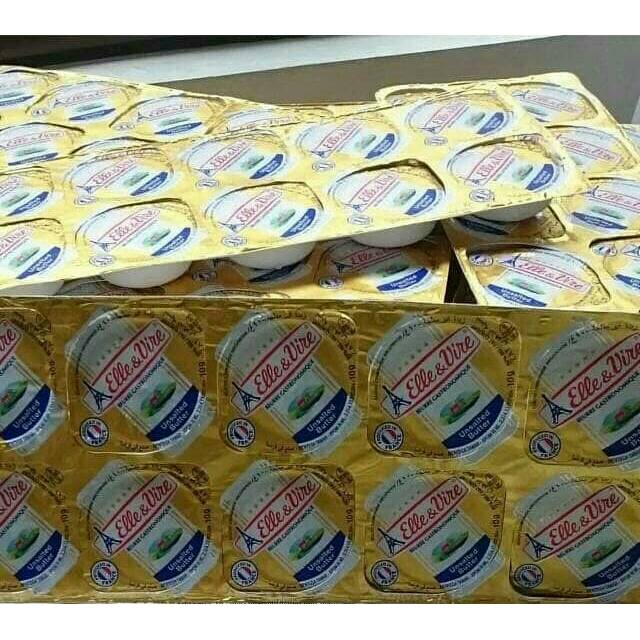 Jual Elle Vire Unsalted Butter Isi 10 Pcs Butter Baby Makan Bayi Sehat ...