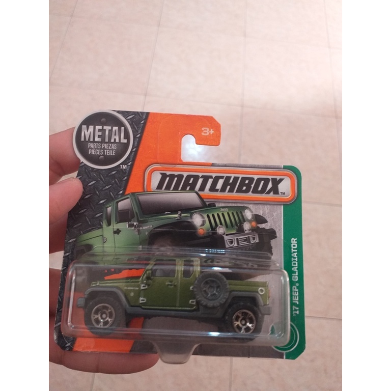 Jual MATCHBOX SHORT CARD SC 17 JEEP GLADIATOR HIJAU | Shopee Indonesia