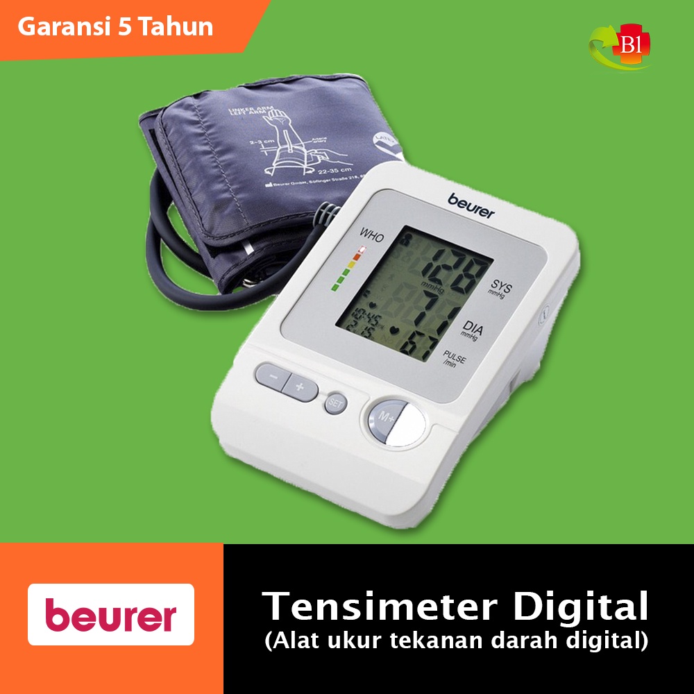 Jual Tensimeter Digital Beurer BM 26 / Alat Ukur pengukur tekanan Tensi Darah Digital | Shopee ...