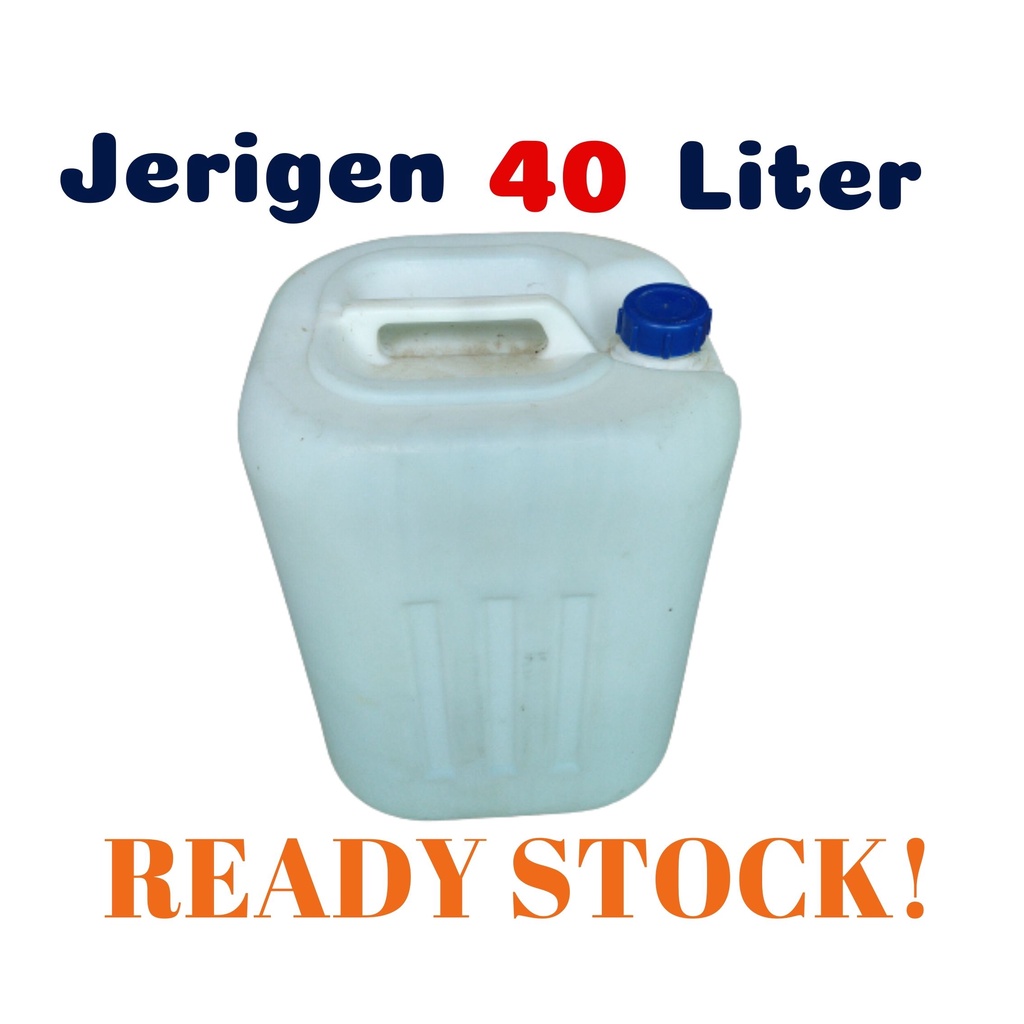 Jual Jerigen 40 L Tebal Kuat Jrigen 40Liter Plastik Tandon Wadah ...