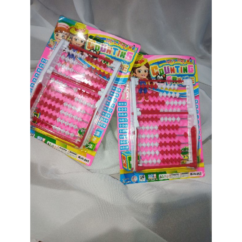 Jual Mainan Anak Edukasi Cipua Counting Frame / Mainan Menghitung Angka ...