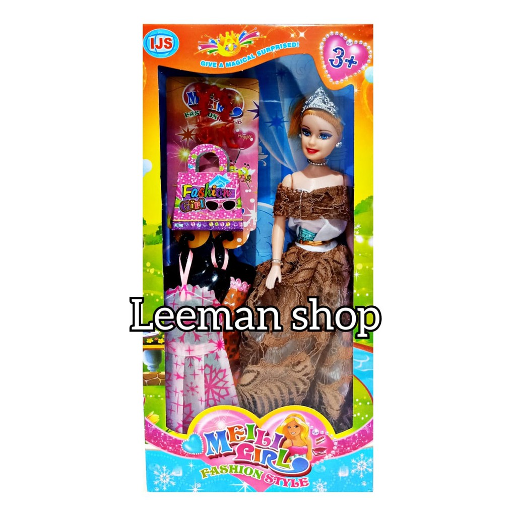 Jual MAINAN BARBIE BAJU SET TAS SEPATU MEILI GIRLS FASHION STYLE - B715 ...