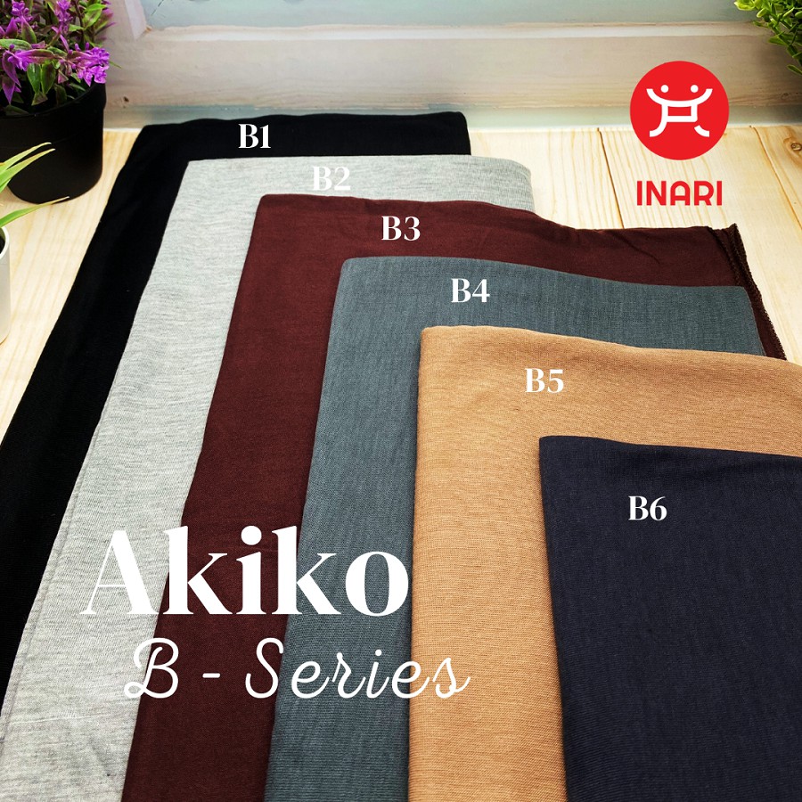 Jual Inari Akiko B Series - Pashmina Hijab Kaos Polos Murah / Jilbab Premium Berbagai Warna ...