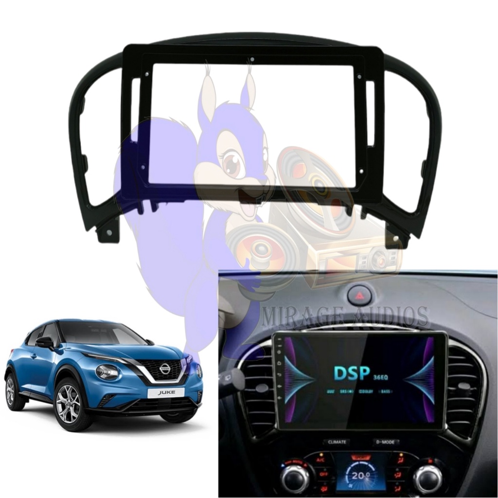 Jual Frame Head unit Android 9 inch Nissan Juke 2011 -2016 | Shopee ...
