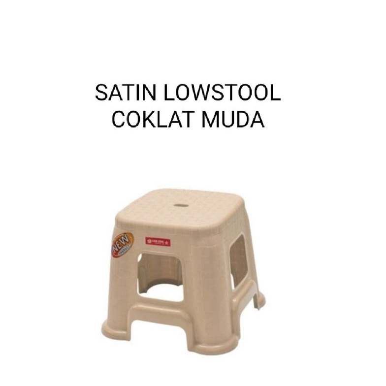 Jual LION STAR : SATIN LOW STOOL BANGKU JONGKOK PENDEK PLASTIK G 23 ...