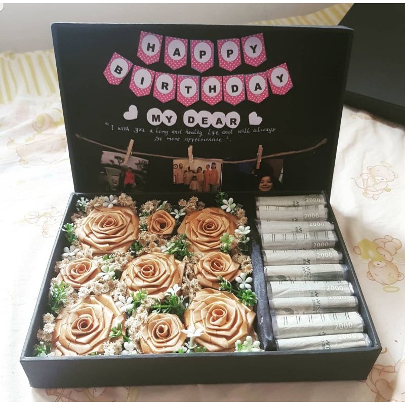 Jual Buket uang box viral Bucket bunga | Shopee Indonesia