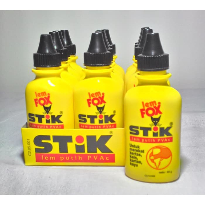 Jual LEM FOX STIK 60 GRAM LEM PUTIH | Shopee Indonesia
