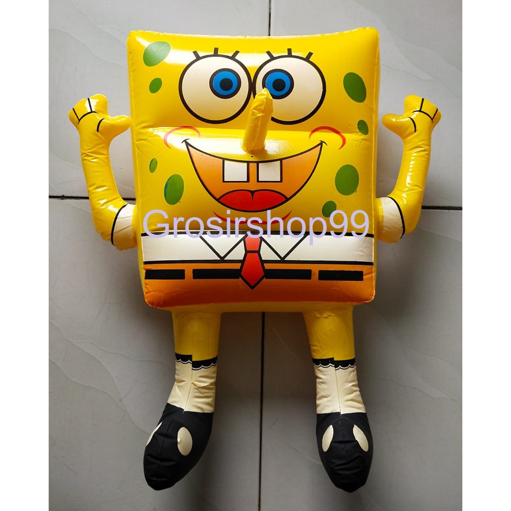 Jual Mainan Balon Anak Tiupan Boneka Spongebob Bahan PVC SNI | Shopee ...