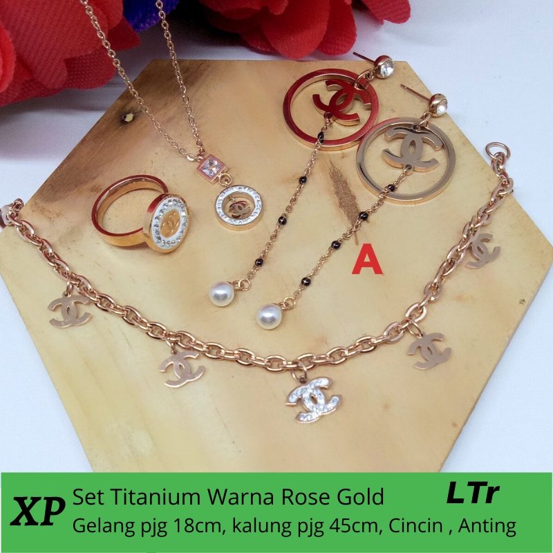 Jual PERHIASAN SET TITANIUM PL149 | Shopee Indonesia