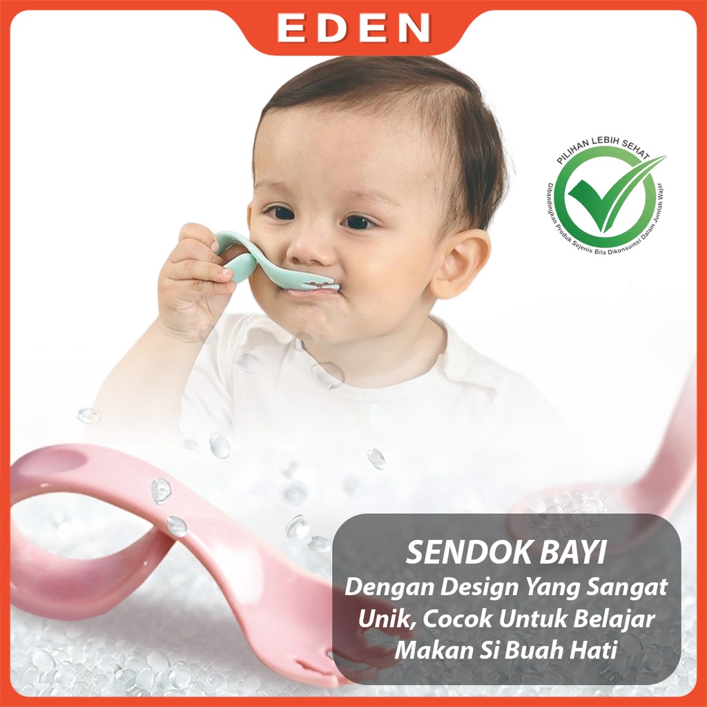 Jual Set Sendok +Garpu Melengkung Untuk Bayi Belajar Makan/case sendok ...