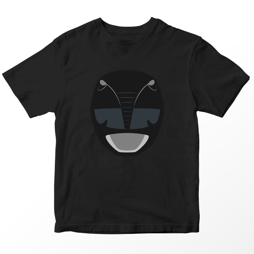 Jual Kaos Power Rangers Anak Helm Ranger Hitam Black Helmet, Warna ...