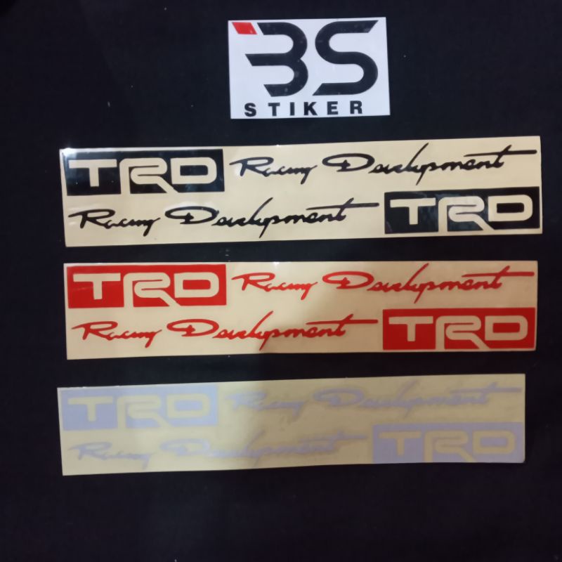 Jual STICKER TRD CUTTING STICKER CUTTING MOTOR CUTTING STICKER STICKER ...