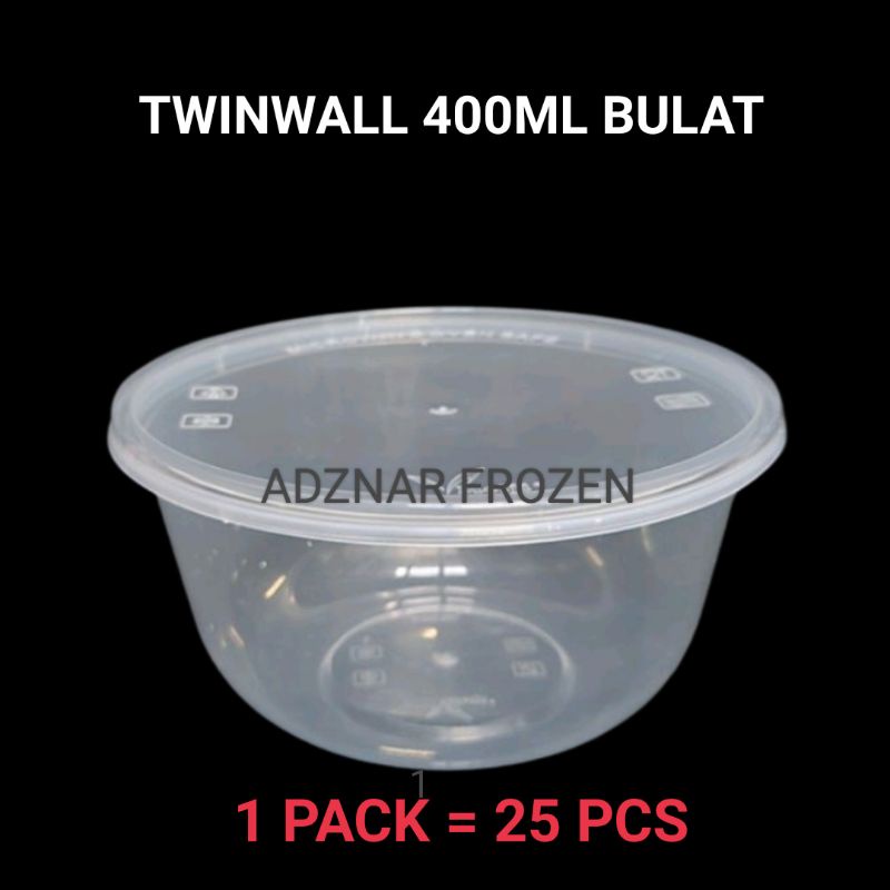 Jual kotak thinwall 400ml bulat | Shopee Indonesia