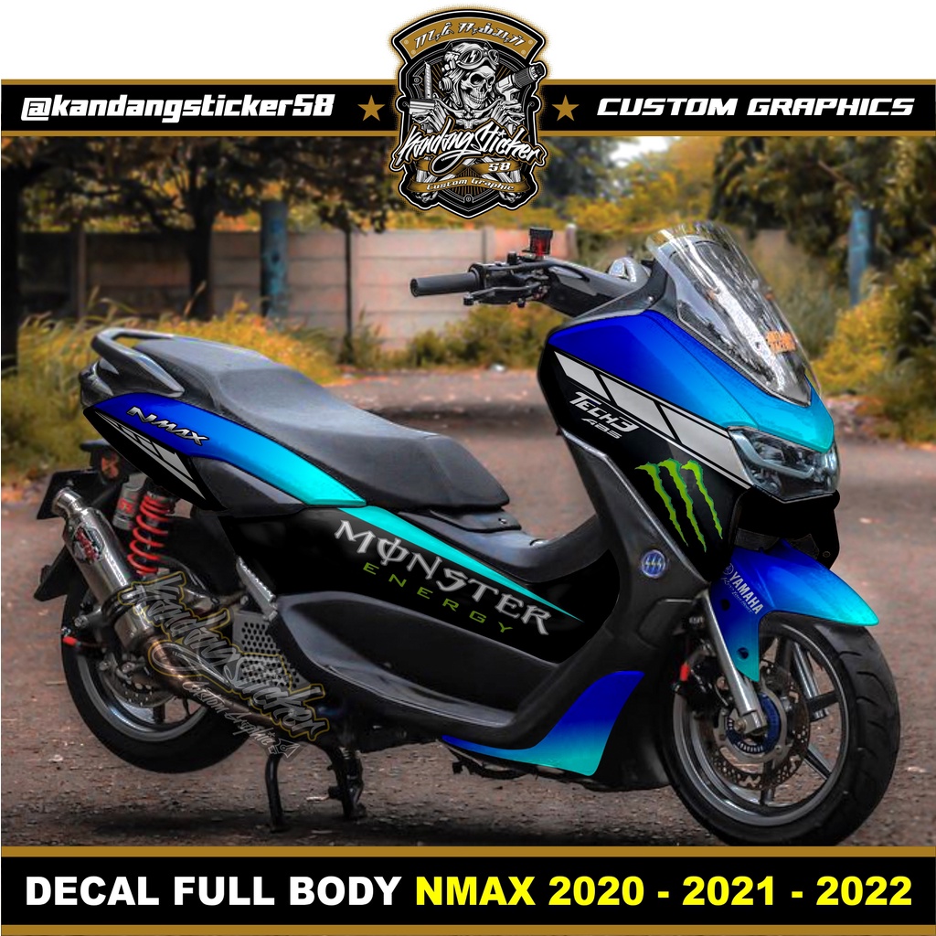 Jual Decal Nmax 2020 fullBody Monster Coloring Racing Sunmori NightRide ...