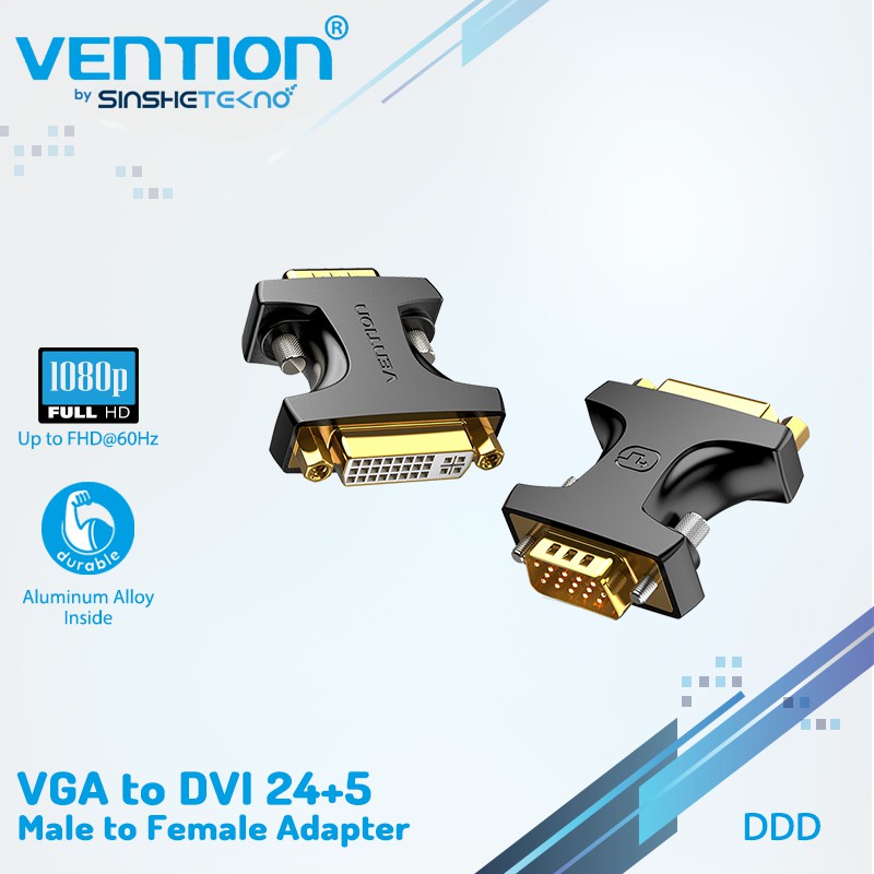 Jual Vention Dvi VGA Adapter Converter Bidirectional | Shopee Indonesia