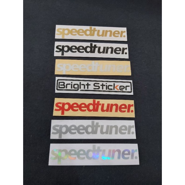Jual STICKER SPEEDTUNER 10 CM CUTTING | Shopee Indonesia