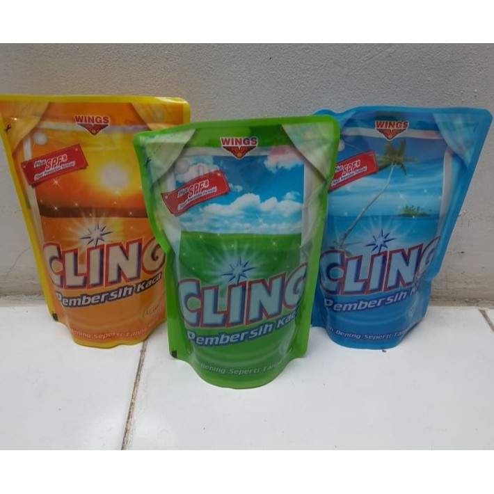 Jual Cling Pembersih Kaca Pouch 425ml | Shopee Indonesia