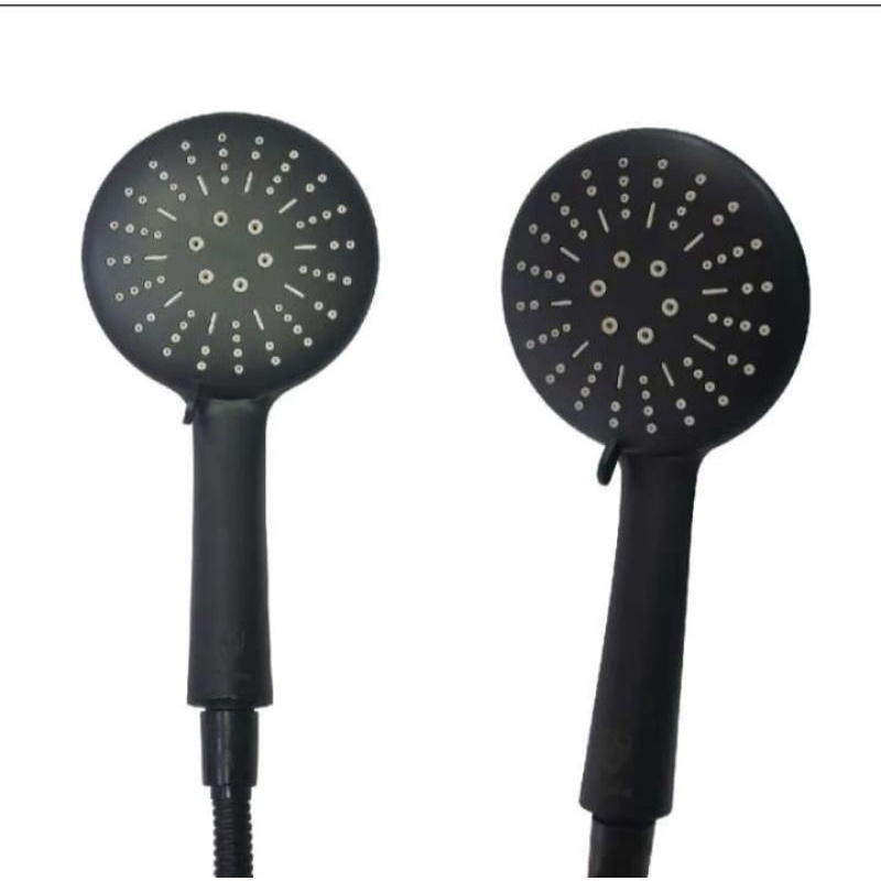 Jual Head shower hitam model terbaru / kepala shower mandi 3in1 orignal | Shopee Indonesia