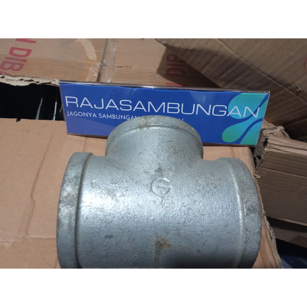 Jual TEE Besi 4 Inch Sambungan Pipa Paralon Cabang 3 T Ti Welding Las ...