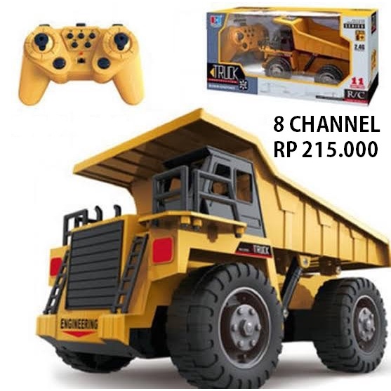 Jual Remote control excavator dump truck buldozer crane | Shopee Indonesia