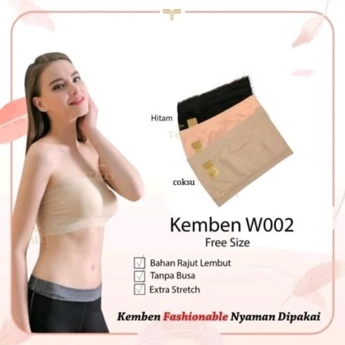 Jual TALLY FANBASE BRA KEMBEN BRALETTE W002 I FREE SIZE I BAHAN RAJUT HALUS | TANPA BUSA ...