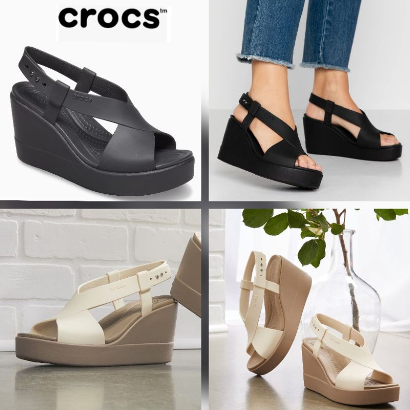 Jual Crocs Brooklyn High Wedges Tali / sandal Wanita Crocs NEW Brooklyn ...