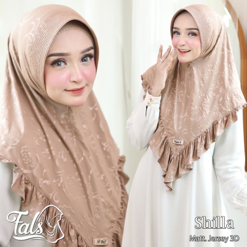 Jual Jilbab Khimar Intans Simple Shilla Ori Fals | Shopee Indonesia