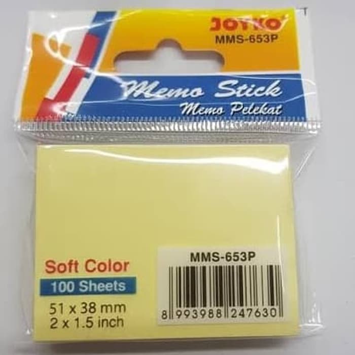 Jual Memo JOYKO 653/Memo Stick/Memo Pelekat/Sticky Notes Note/Memo ...