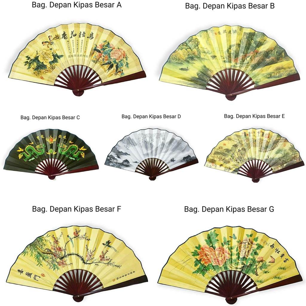 Jual Kipas Tangan Kipas Lipat Kipas Kungfu Kipas Tari Cina Besar ...