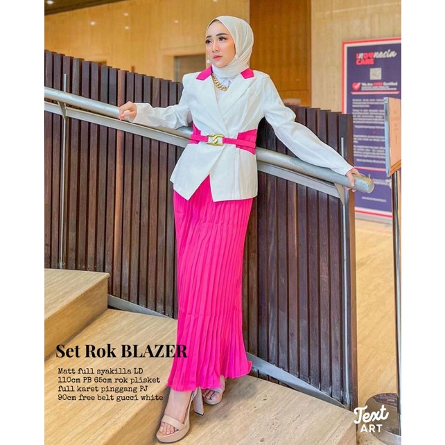 Jual Set rok blazer banyak warna | Shopee Indonesia