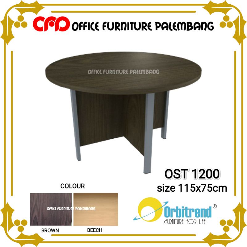 Jual meja kantor orbitrend ost 1200 dealing table round table meja ...