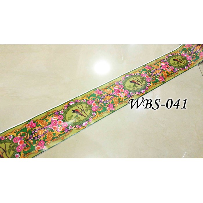 Jual Dijual WBS041 CLASSIC GREEN WALL BORDER STICKER KACA DAN DINDING ...