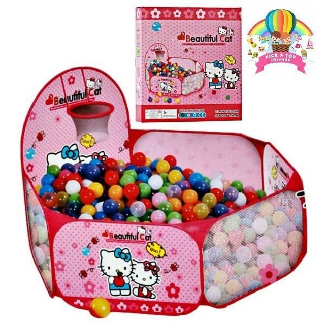 Jual BALL PIT HELLO KITTY (Code : ONM- TEN0040) | Shopee Indonesia
