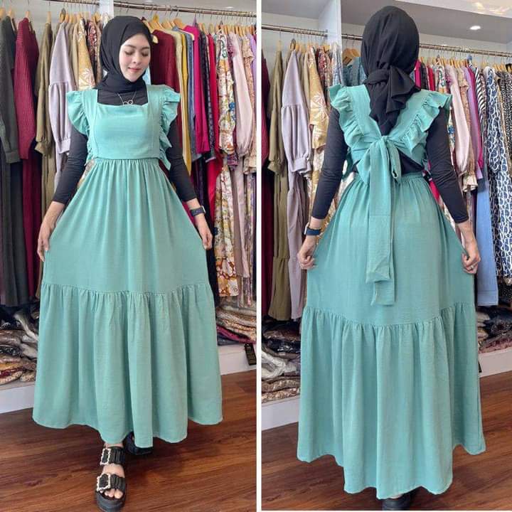 Jual Yola One Set/ pakaian wanita terbaru/bahan crerinkle premium ...