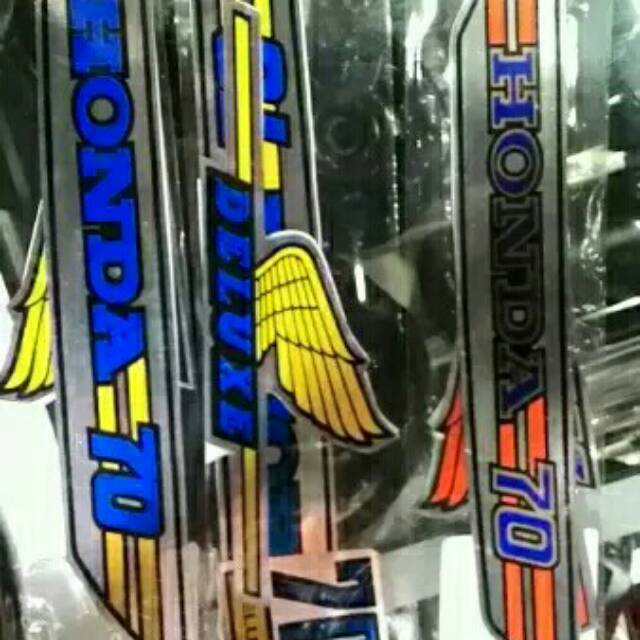 Jual Stiker set body honda c70 | Shopee Indonesia