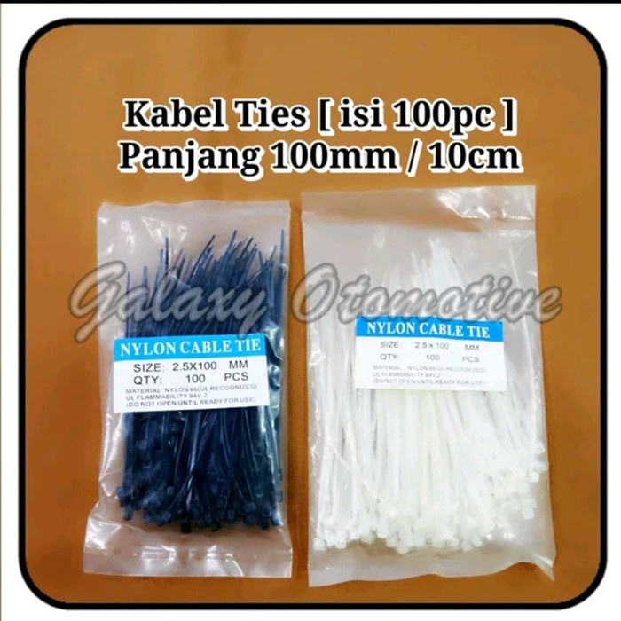 Jual Kabel Ties - Kabel Tis - Insulox - Tali Pengikat Kabel 10cm ...
