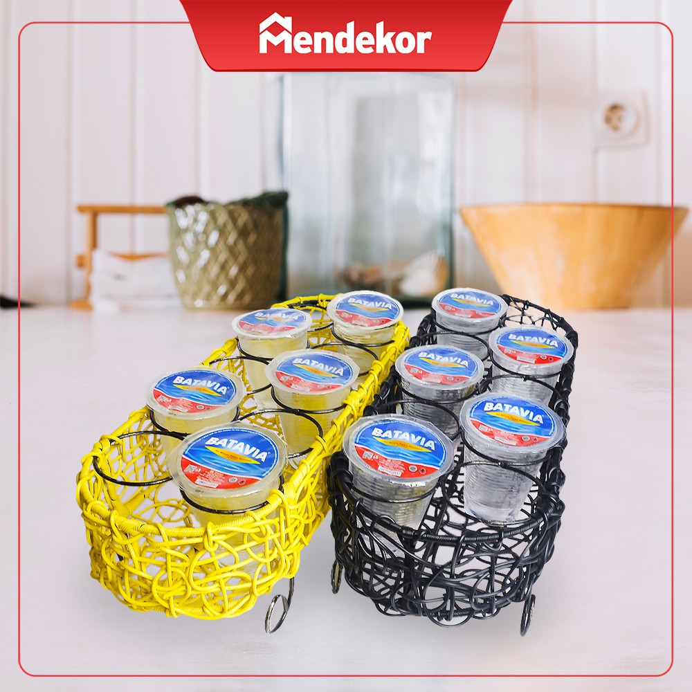 Jual Keranjang aqua gelas isi 10 cup tempat air mineral premium unik ...